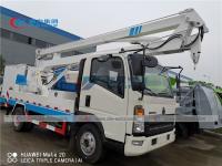 China SINOTRUK HOWO 14m Cherry Picker Truck 90km/h Man Lift Platform Working Truck for sale