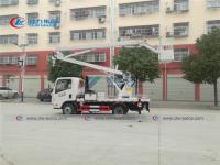 China 12m-22m 4x2 Hydraulic Lift Aerial Work Platform Truck 200kg Capacity for sale