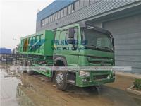 China SINOTRUK HOWO 20m3 Roll Off Garbage Truck Hydraulic Arm Removable Carriage 6x4 for sale
