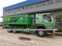 China SINOTRUK HOWO 20m3 Roll Off Garbage Truck Hydraulic Arm Removable Carriage 6x4 for sale