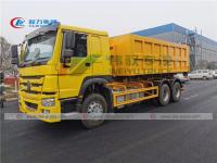 China 20m³ Hook Lift Garbage Truck with Roll-off Open Top Container - 336HP Engine, 20 Ton Capacity for sale