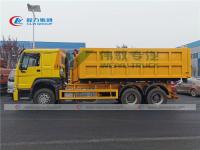 China 20m³ Hook Lift Garbage Truck with Roll-off Open Top Container - 336HP Engine, 20 Ton Capacity for sale