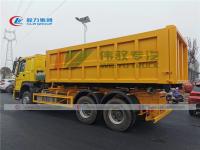 China 20m³ Hook Lift Garbage Truck with Roll-off Open Top Container - 336HP Engine, 20 Ton Capacity for sale