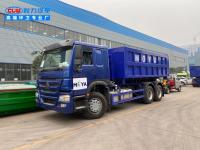 China Sinotruck Howo 20cbm Roll Off Hook Arm Garbage Truck 336hp 6x4 Waste Collection for sale