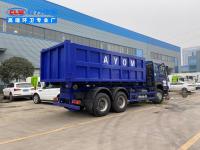 China Sinotruck Howo 20cbm Roll Off Hook Arm Garbage Truck 336hp 6x4 Waste Collection for sale