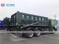 China Sinotruk Howo 336hp 20m3 Roll On Roll Off Garbage Truck Hook Lift for sale