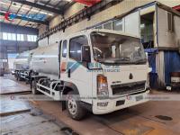 China HOWO RHD 8000 Liters LPG Bobtail Truck for Gas Station Refilling Dispenser for sale