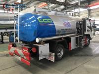 China JAC 5cbm Mobile Aviation Refueling Truck 5000 Liters Left Hand Drive Diesel for sale