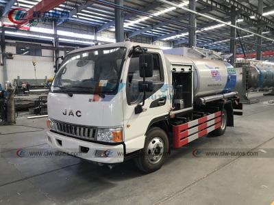 China JAC 5cbm Mobile Aviation Refueling Truck 5000 Liters Left Hand Drive Diesel for sale