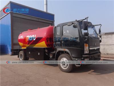 China Howo 10000L 15000L LPG Propane Butane Tanker Truck for Gas Delivery for sale