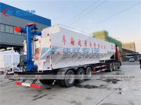 China 380V Electric Discharge Bulk Feed Trailer 20 Ton 25 Ton 30 Ton 57 CBM for sale