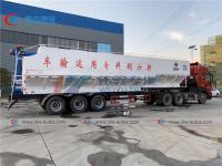 China 380V Electric Discharge Bulk Feed Trailer 20 Ton 25 Ton 30 Ton 57 CBM for sale