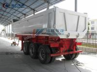 China 20T 30T 3 Axle OZ Side Dump Semi Trailer with NM450 Body and 25m3 Capacity for sale