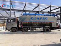 China Dongfeng 4x2 30m3 Cattle Feed Truck with 3 Screw Augers 22kW 380V for sale