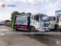 China Dongfeng Left Hand Driving 8 Tons Garbage Compactor Truck for sale