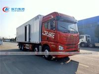 China FAW 30 Ton Freezer Box Truck with Thermo King MP-4000 Refrigerator 9.6m for sale