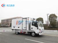 China ISUZU KV100 3T 4T 5T Refrigerated Transport Truck for Frozen Fish Meat for sale