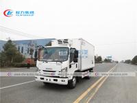 China ISUZU KV100 3T 4T 5T Refrigerated Transport Truck for Frozen Fish Meat for sale