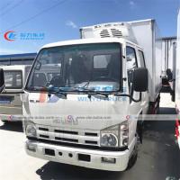 China ISUZU 2 Ton 3 Ton Double Row Frozen Meat Delivery Refrigerated Truck 4KH1CN5LS for sale