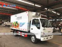 China ISUZU 3 Ton 4 Ton Refrigerated Van Truck for Ice Cream Delivery 3360mm Wheelbase for sale