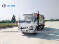 China ISUZU 600P 5cbm Hydraulic Garbage Compactor Truck 120HP Euro IV for sale