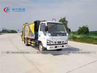 China ISUZU 600P 5cbm Hydraulic Garbage Compactor Truck 120HP Euro IV for sale