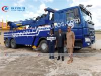 China RHD 30T 40T 50T Recovery Tow Truck Full Rotating Boom Heavy Duty Wrecker for sale