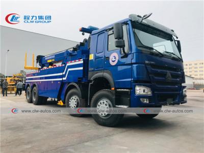 China RHD 30T 40T 50T Recovery Tow Truck Full Rotating Boom Heavy Duty Wrecker for sale