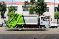 China Dongfeng 4X2 6 CBM Garbage Compactor Truck with 102HP Engine and Carbon Steel Body for Municipal Waste Management for sale