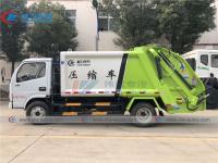 China Dongfeng 4X2 6 CBM Garbage Compactor Truck with 102HP Engine and Carbon Steel Body for Municipal Waste Management for sale