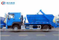 China Sinotruk Howo 4x2 10m³ Swing Arm Garbage Truck with Hydraulic Lift System | 266HP Engine | 9-Speed Transmission for sale