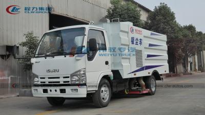China Isuzu 4x2 Vacuum Suction Truck 5cbm Coal Mining Ash Cleaning Road Sweeper for sale