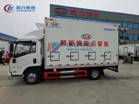 China ISUZU 4x2 Day Old Chick Transport Truck 112HP 4035mm Cargo Box for sale