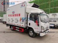 China ISUZU 4x2 Day Old Chick Transport Truck 112HP 4035mm Cargo Box for sale