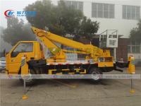 China JMC 21m Telescopic Aerial Working Platform Truck for Street Light Repair 4x2 for sale