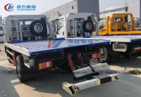 China Sinotruk HOWO 4x2 Platform Towing Truck 4T Flatbed Road Rescue Wrecker 8490mm for sale