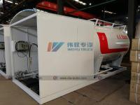 China 10000L SA516 LPG Storage Tank 5mt Dispenser Skid Station for Cylinder Refilling for sale