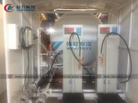 China 10000L SA516 LPG Storage Tank 5mt Dispenser Skid Station for Cylinder Refilling for sale