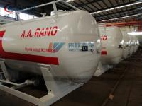 China 10000L SA516 LPG Storage Tank 5mt Dispenser Skid Station for Cylinder Refilling for sale