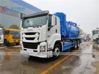 China ISUZU GIGA 6x4 16000L Vacuum Sewer Jetter Truck 25000GVW High Pressure Cleaning for sale