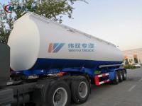 China 3 Axle 38cbm 50cbm Oil Refueling Semi Trailer Truck Fuel Tank Dispenser for sale