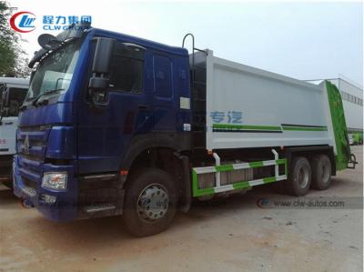 China China HOWO 18m3 20cbm Compactor Refuse Transport Trucks 6x4 Compressed Garbage Waste Collection Dustcart for sale