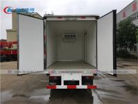 China JAC 4x2 5 Ton Refrigerator Box Truck 120HP Frozen Fish Transport for sale