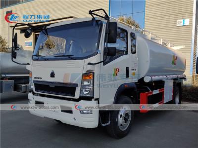 China Howo L3W 160HP 10000L Oil Bowser Truck for Mobile Diesel Refueling for sale