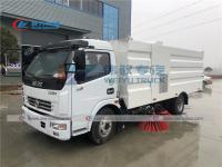 China Dongfeng 4X2 Left Hand Drive Vacuum Street Sweeper Truck 5cbm 2.5cbm for sale
