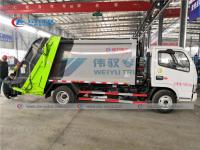 China Dongfeng 120HP 5 Ton Compressed Garbage Truck 7cbm Waste Collection Vehicle for sale