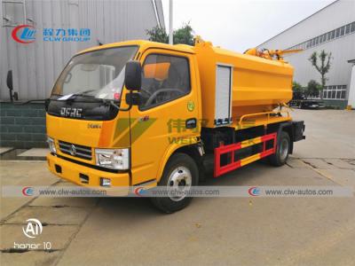 China Dongfeng 4000L High Pressure Vacuum Septic Suction Truck 16MPA 130L/min for sale