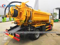 China Dongfeng 4000L High Pressure Vacuum Septic Suction Truck 16MPA 130L/min for sale