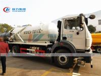 China North Benz Beiben 10000L Sewer Cleaning Truck 340HP Battioni Pagani MEC13500 for sale