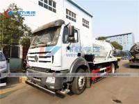 China North Benz Beiben 10000L Sewer Cleaning Truck 340HP Battioni Pagani MEC13500 for sale